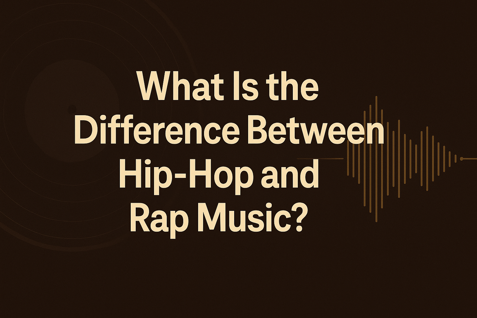 What Is the Difference Between Hip-Hop and Rap Music?